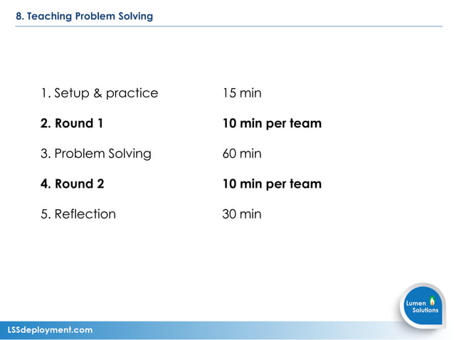 Catapult Simulation Instructions for Lean Six Sigma Training | PDF