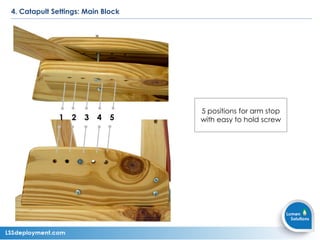 Catapult Simulation Instructions for Lean Six Sigma Training | PDF