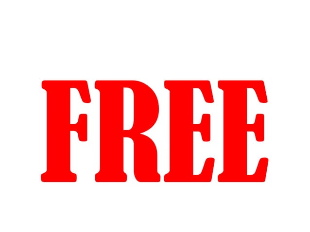 Free is a hard price to beat | PPT
