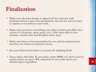 Freelance and Commissions | PPT