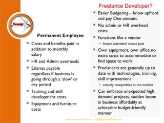 Freelance computer programmer slide show | PPT