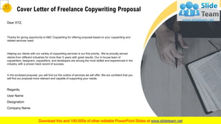 Freelance Copywriting Proposal PowerPoint Presentation Slides | PPT