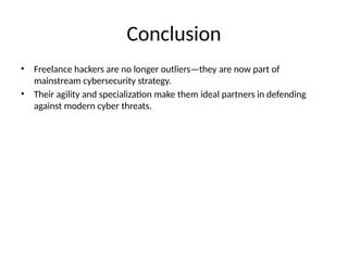 Freelancer Hackers Pros And Cons In 2025 | PPTX