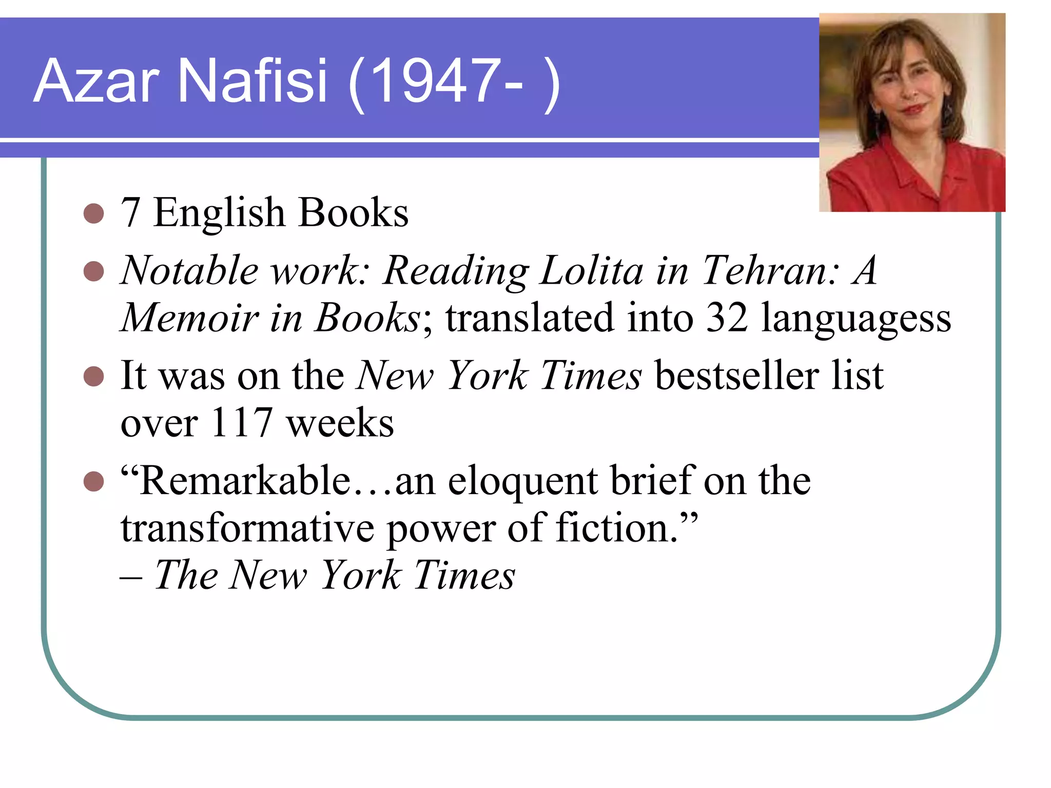 Freelance iranian writers | PPTX