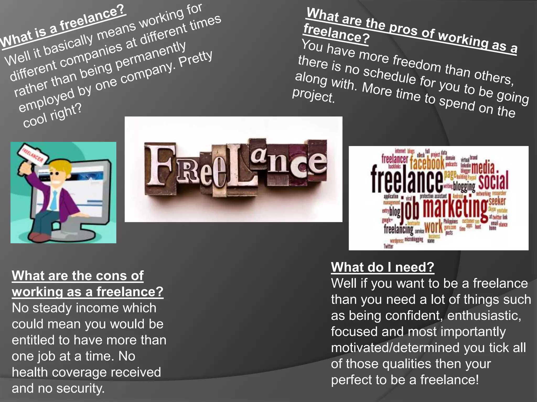 Freelance poster | PPTX