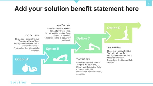 Freelancer self pitch template for fitness and yoga business | PPTX