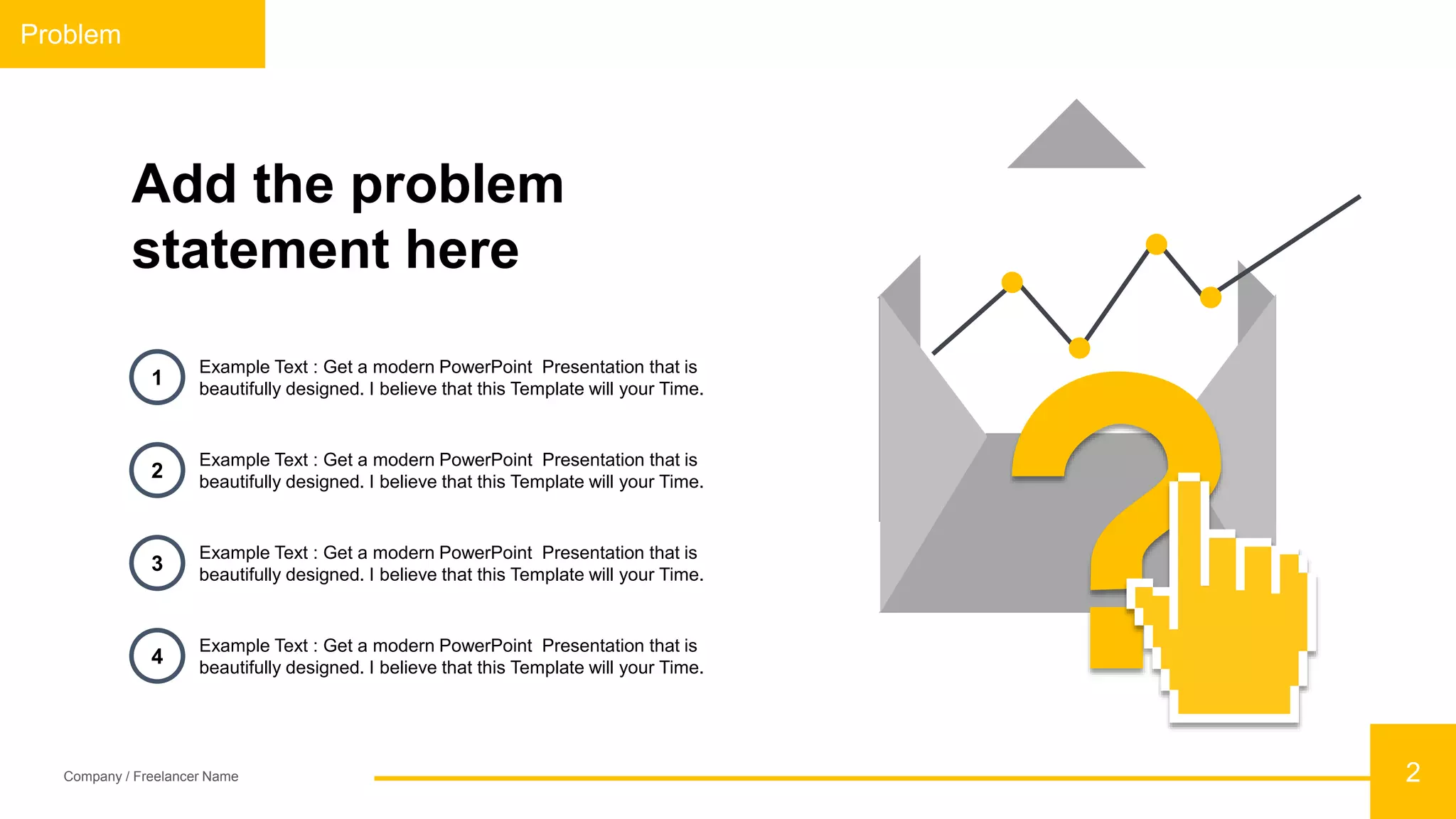 Freelancer self pitch template for social media marketing | PPTX