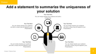 Freelancer self pitch template for social media marketing | PPTX