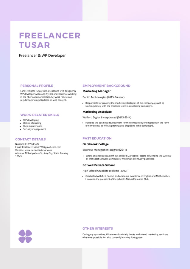 Freelancer tusar | PDF