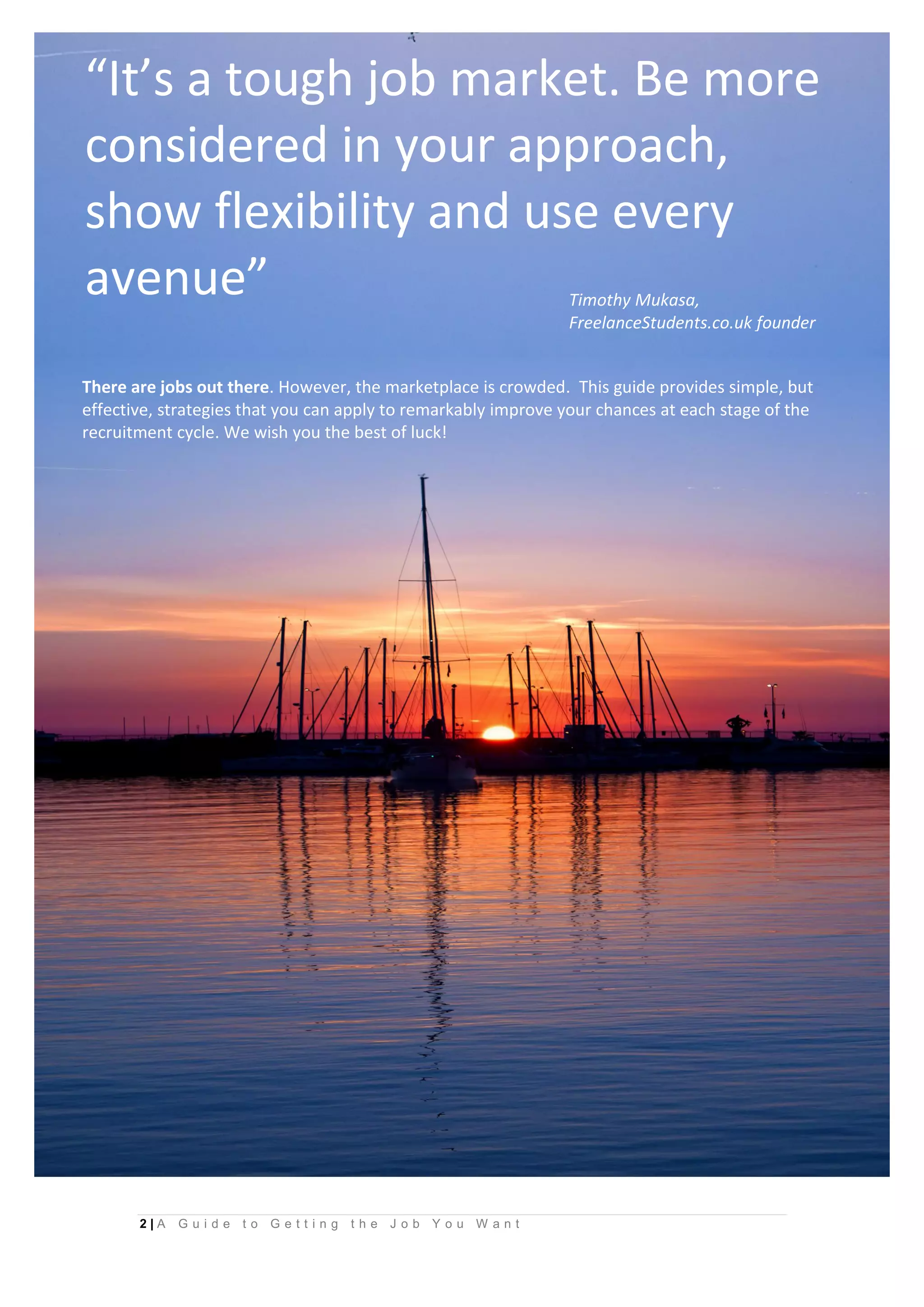 A Guide to Getting the Job You Want | PDF