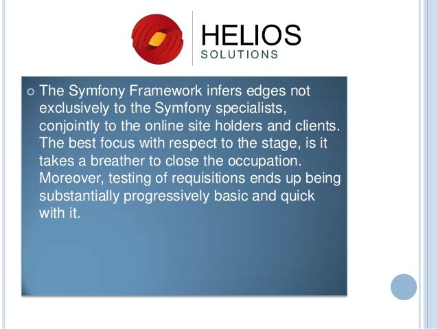 Freelance symfony framework Freelance symfony framework