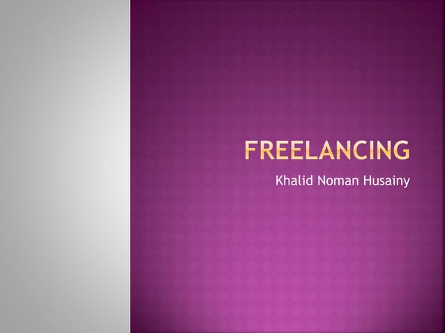 Freelancing Bangladesh | PPT