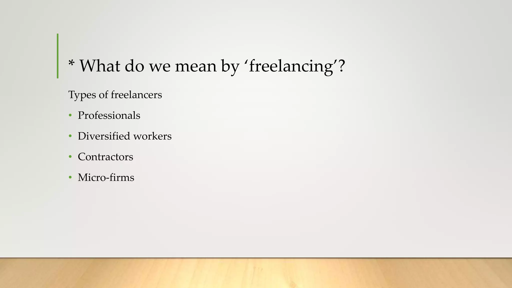 Freelancing | PPTX
