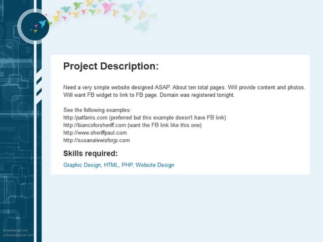 What, When and How about Freelancing | PPT