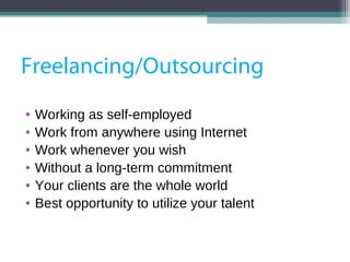 Freelancing seminar 22 may 2015 | PPT