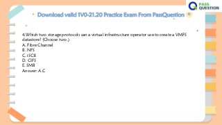 Free Latest VMware 1V0-21.20 Exam Questions | PDF
