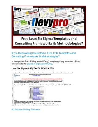 Free Lean Six Sigma Templates | PDF