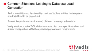 Free Load Testing Tools for Oracle Database – Which One Do I Use? | PPT