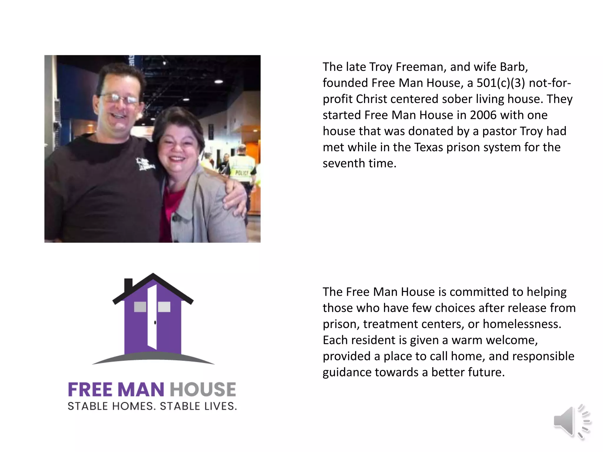 Free Man House | PPTX | Substance Abuse | Diseases and Conditions