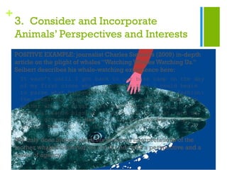Journalism as a voice for animals; seeing nonhumans as news sources | PPT