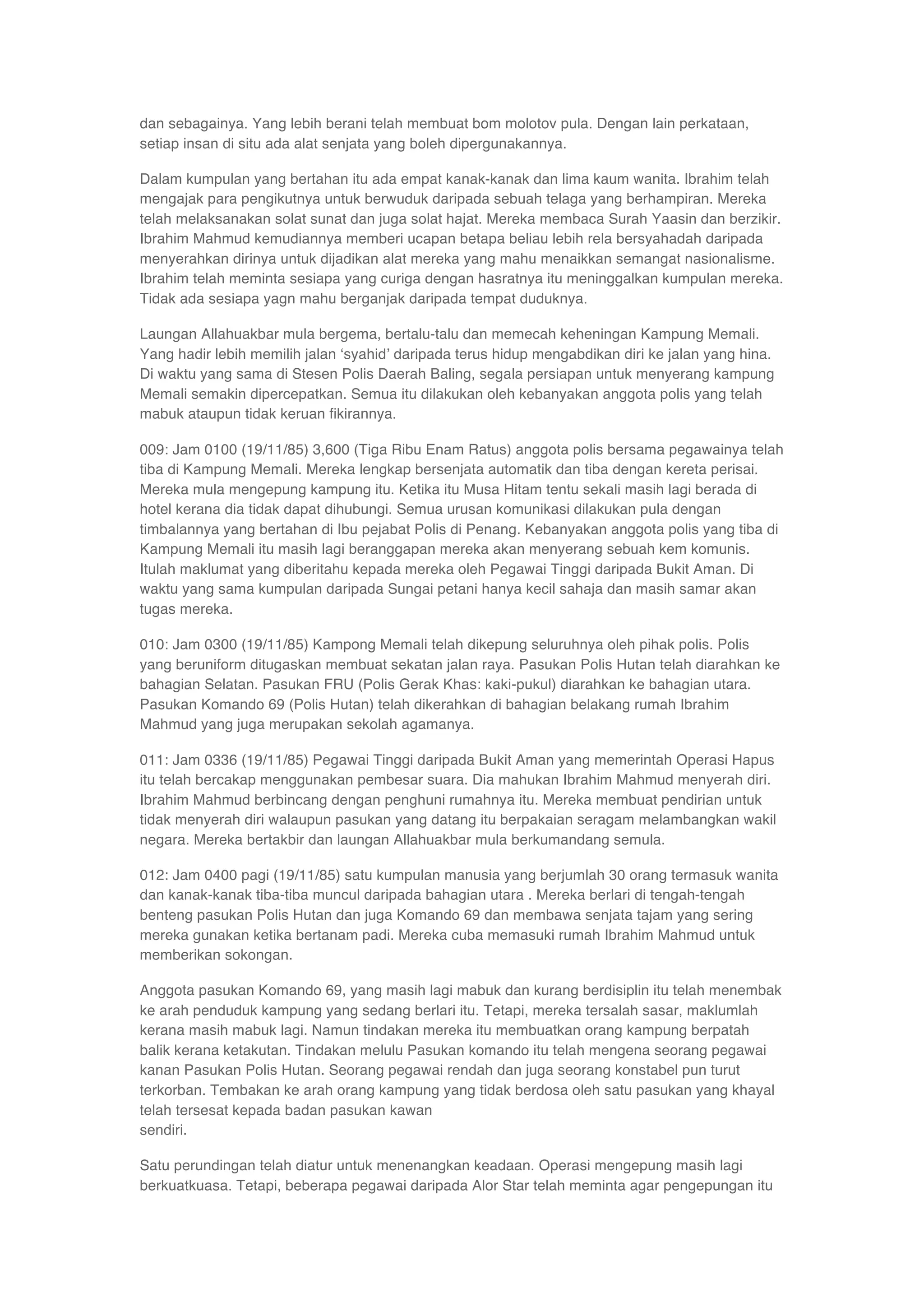 SEJARAH MEMALI | PDF