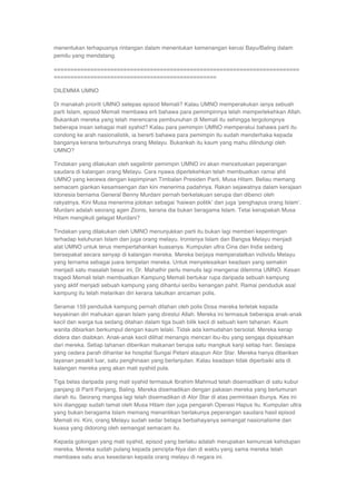 SEJARAH MEMALI | PDF