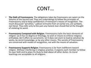 Freemason final ppt | PPTX