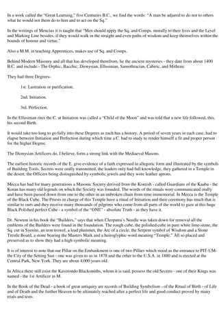 Freemasonry 001 a brief sketch of freemasonry | PDF | Spirituality ...