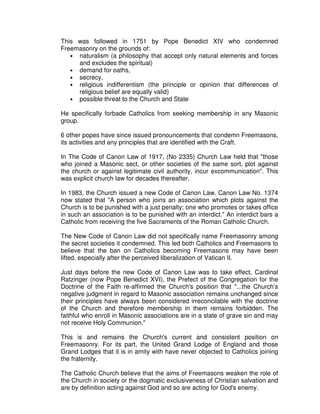 Freemasonry 008 anti-masonry | PDF