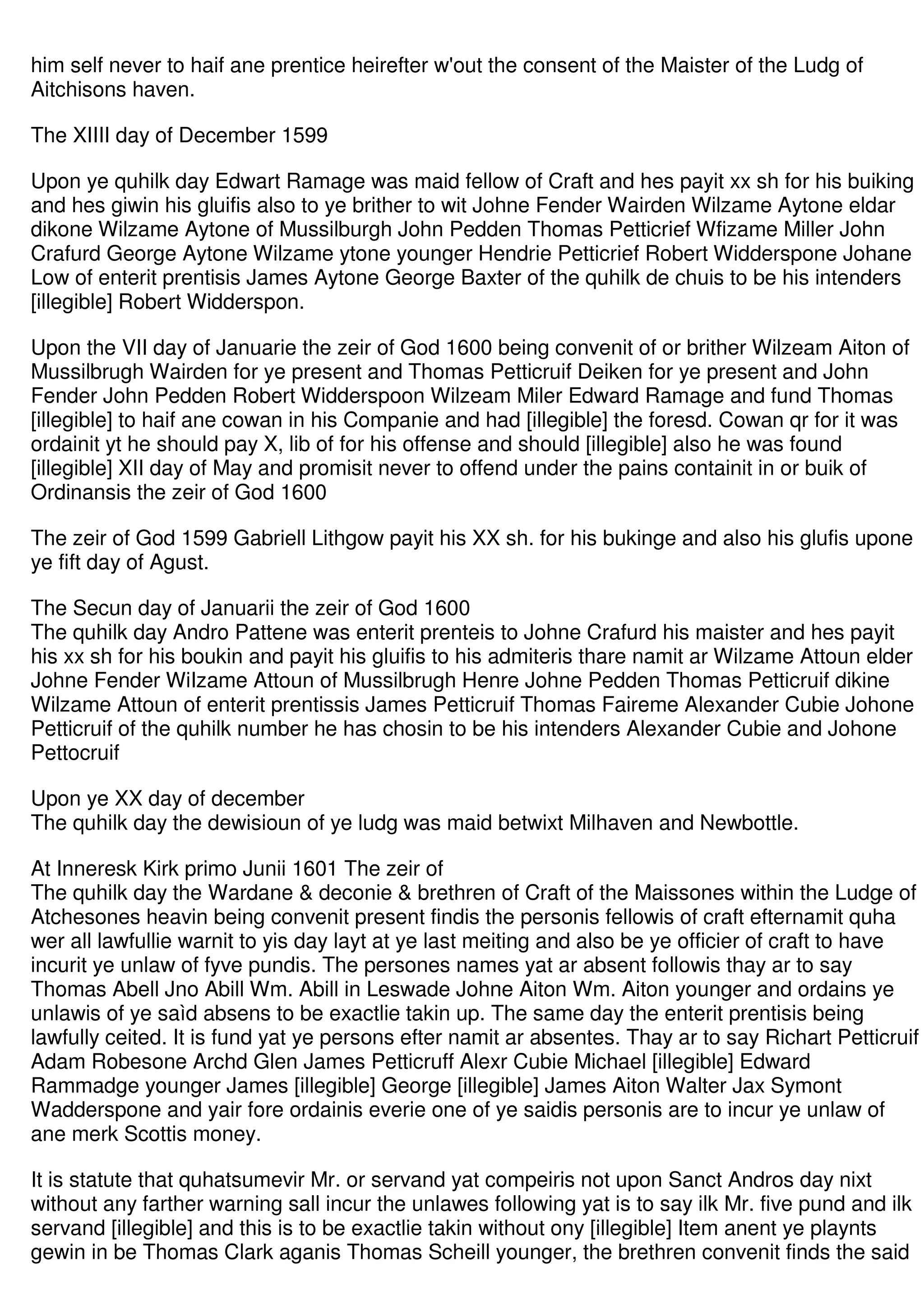 Freemasonry 034 lodge of aitchison's haven | PDF