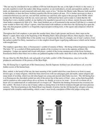 Freemasonry 054 the all seeing eye | PDF