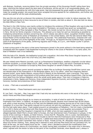 Freemasonry 062 the confessions of leo taxil | PDF