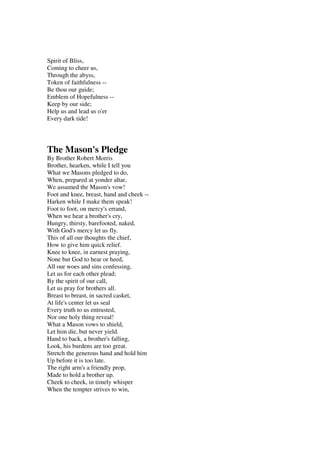 Freemasonry 081 the masonic life poems- | PDF