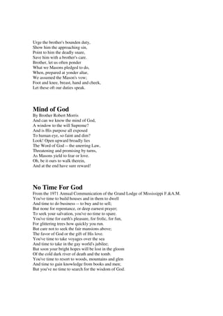 Freemasonry 081 the masonic life poems- | PDF