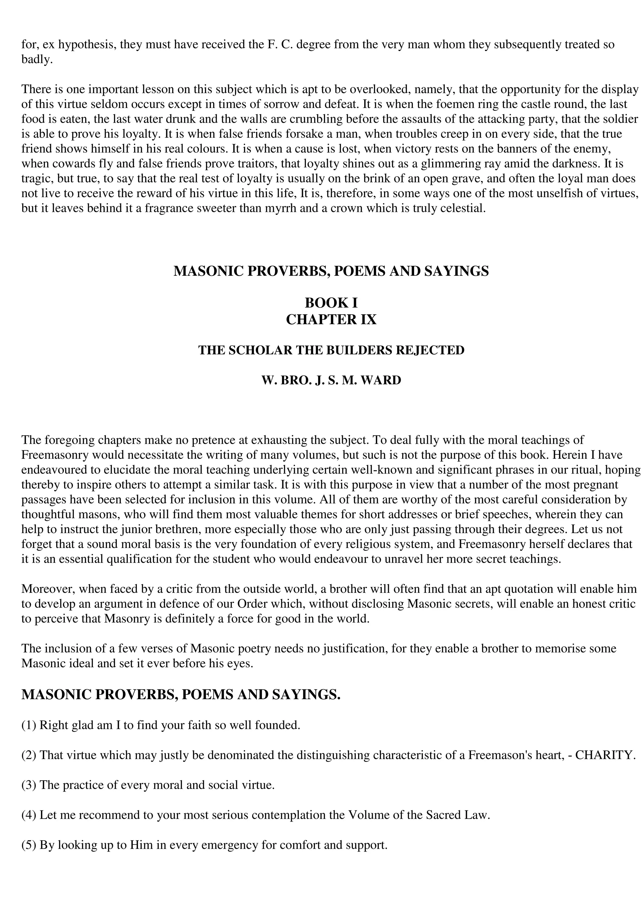 Freemasonry 086 the moral teachings of freemasonry | PDF