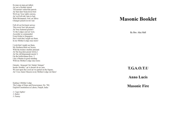 Freemasonry 144 tgaotu | PDF
