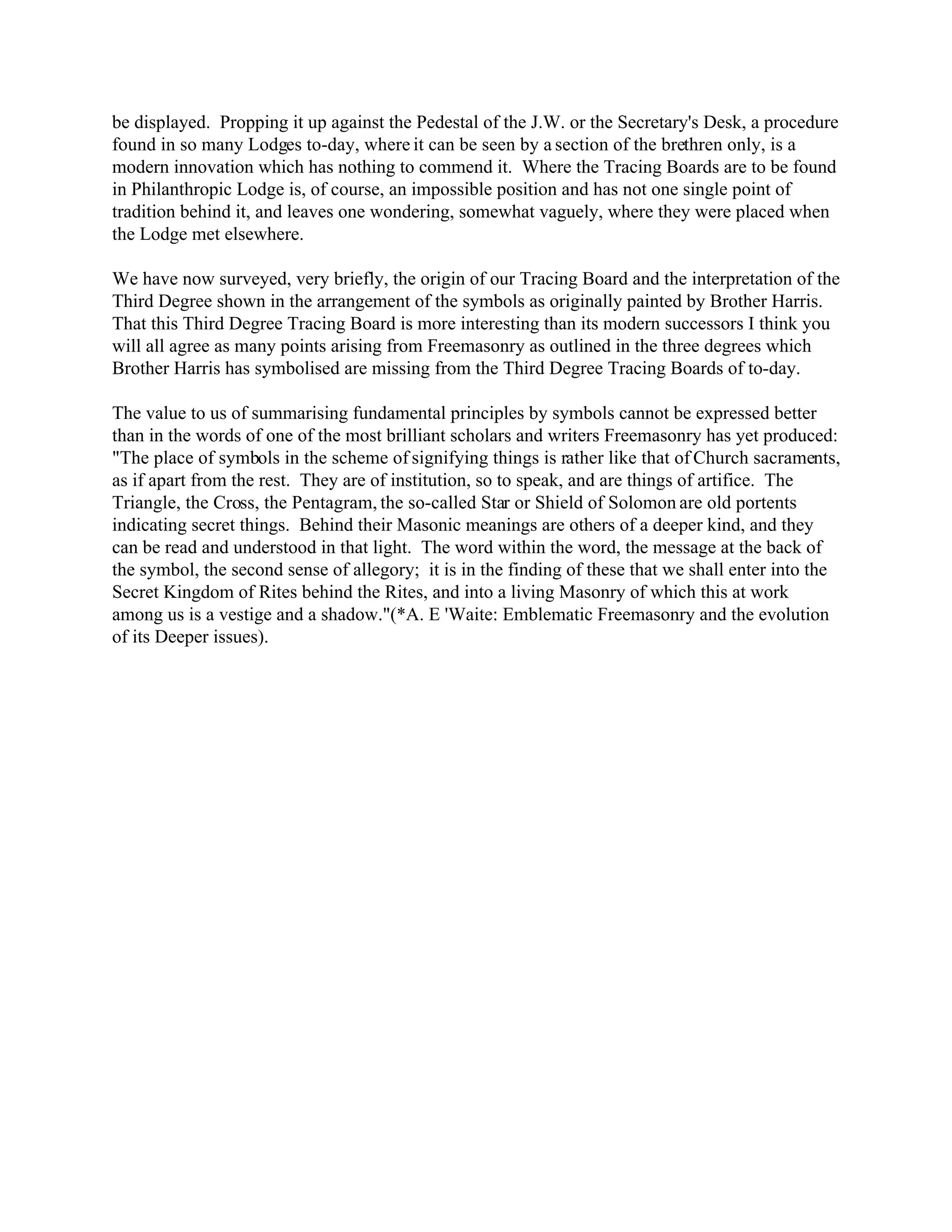 Freemasonry 147 third degree tracing board | PDF | Christianity ...