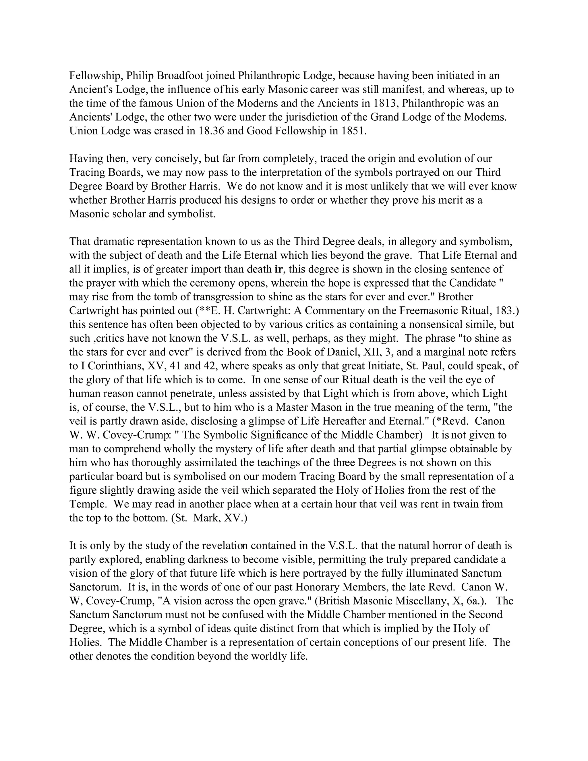 Freemasonry 147 third degree tracing board | PDF | Christianity ...