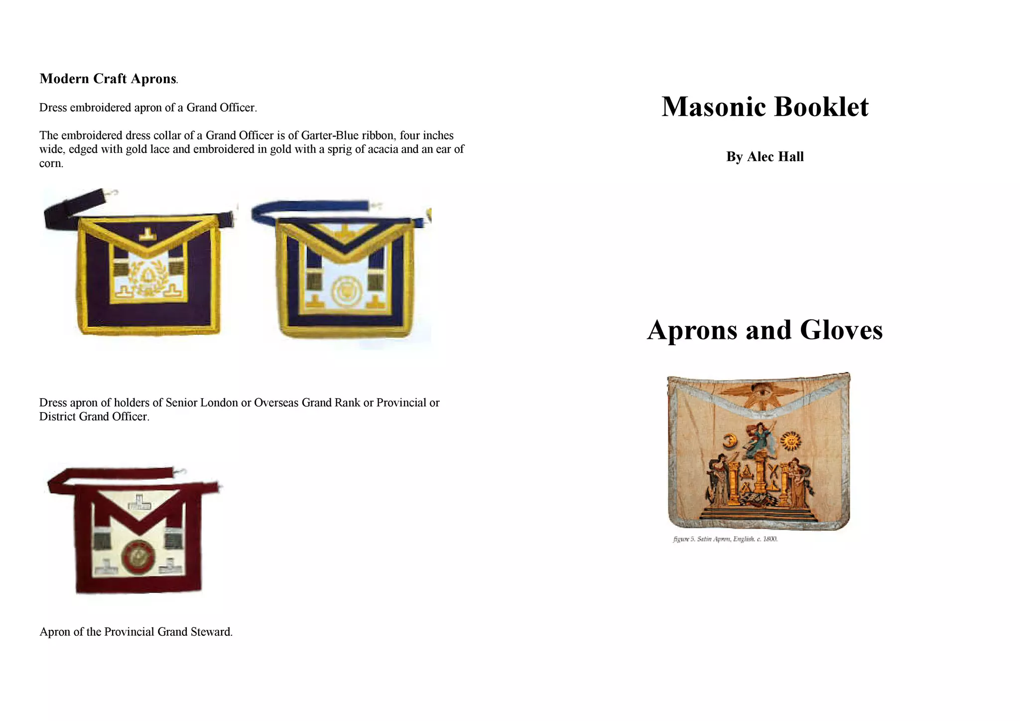 Freemasonry 148 aprons | PDF