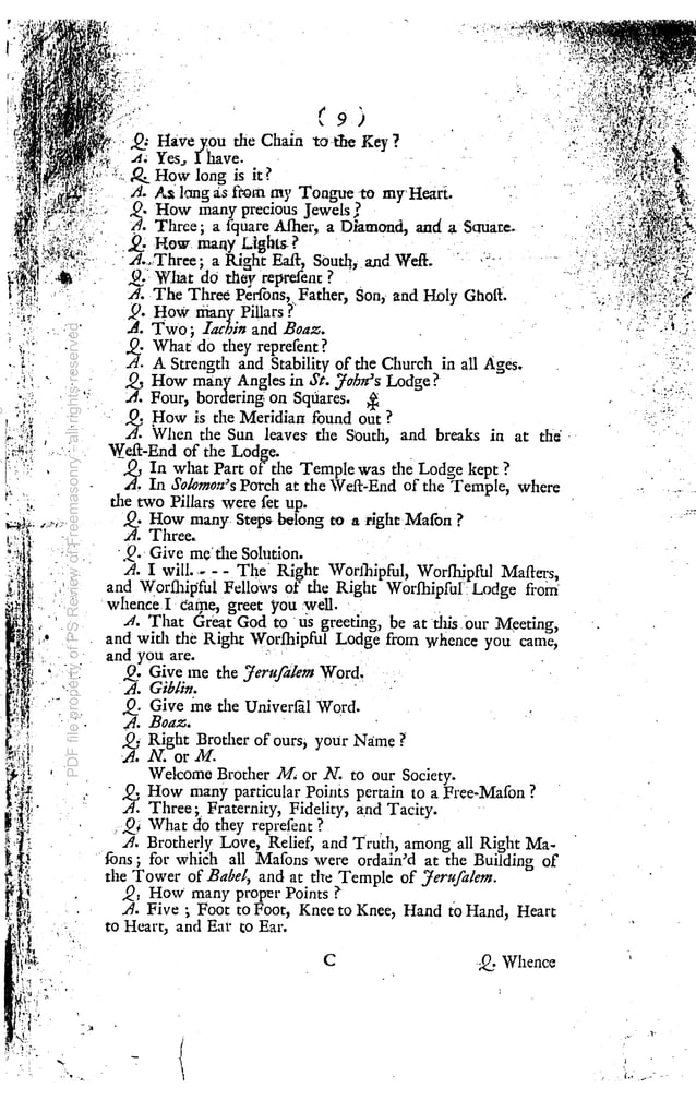 Freemasonry 154 the grand mystery of freemasons 1725 | PDF