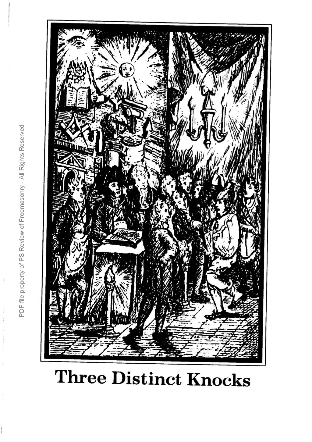Freemasonry 155 three distinct knocks-1760