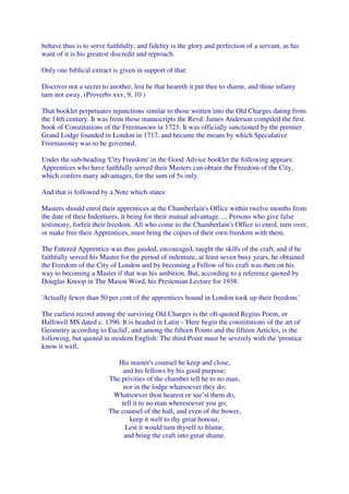 Freemasonry 167 understanding freemasonry parts 1 & 2 | PDF