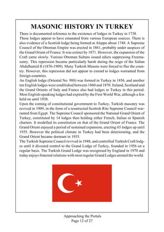 Freemasonry 179 approaching the portals | PDF