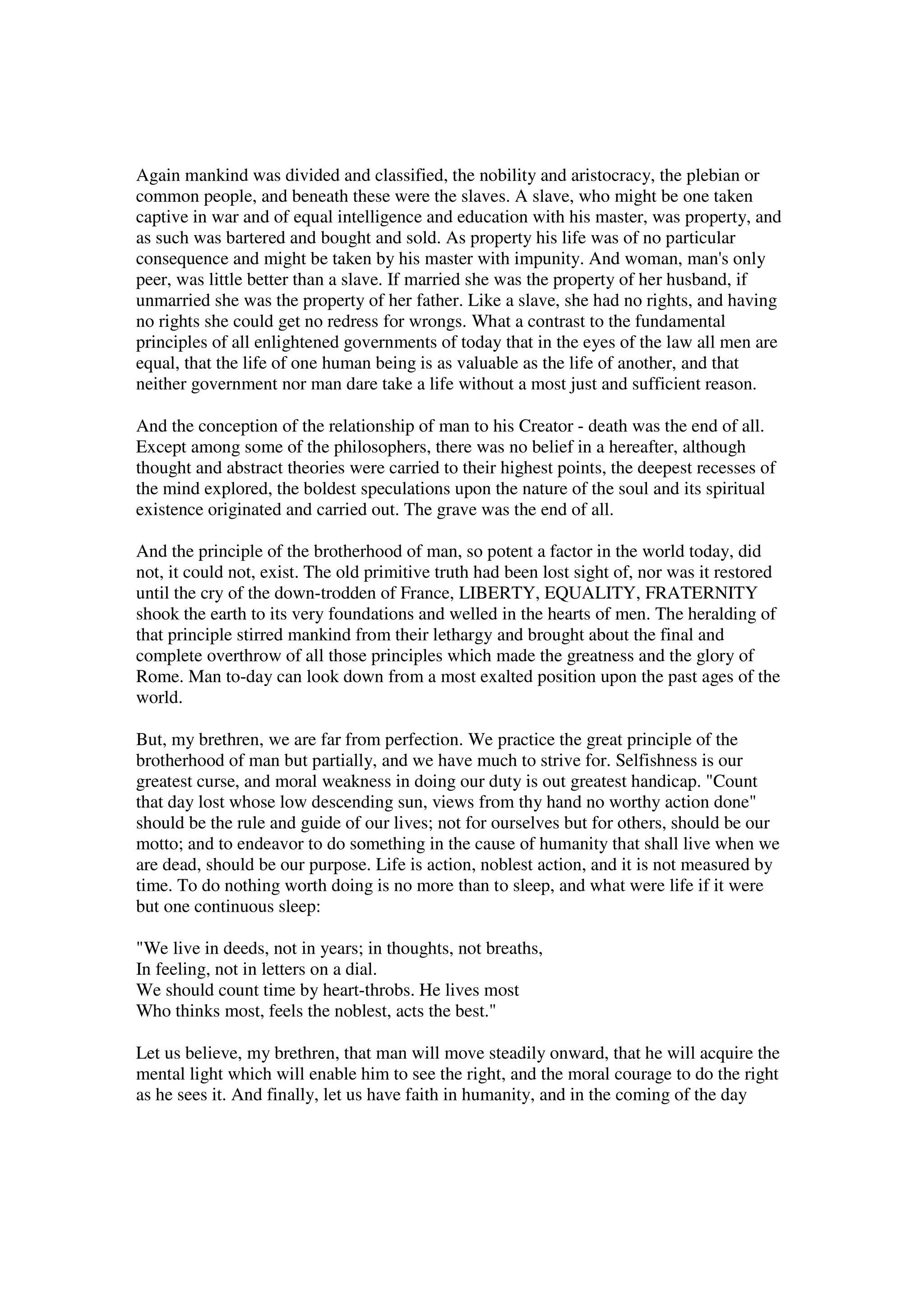 Freemasonry 192 know then thyself- a masonic lecture | PDF