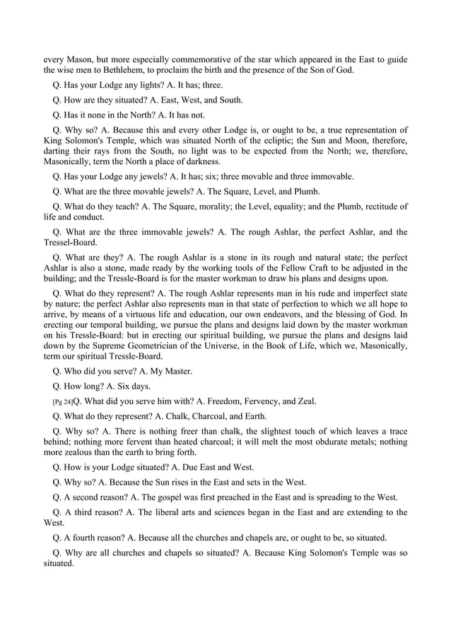 Freemasonry 249 the mysteries of freemasonry - capt. william morgan ...