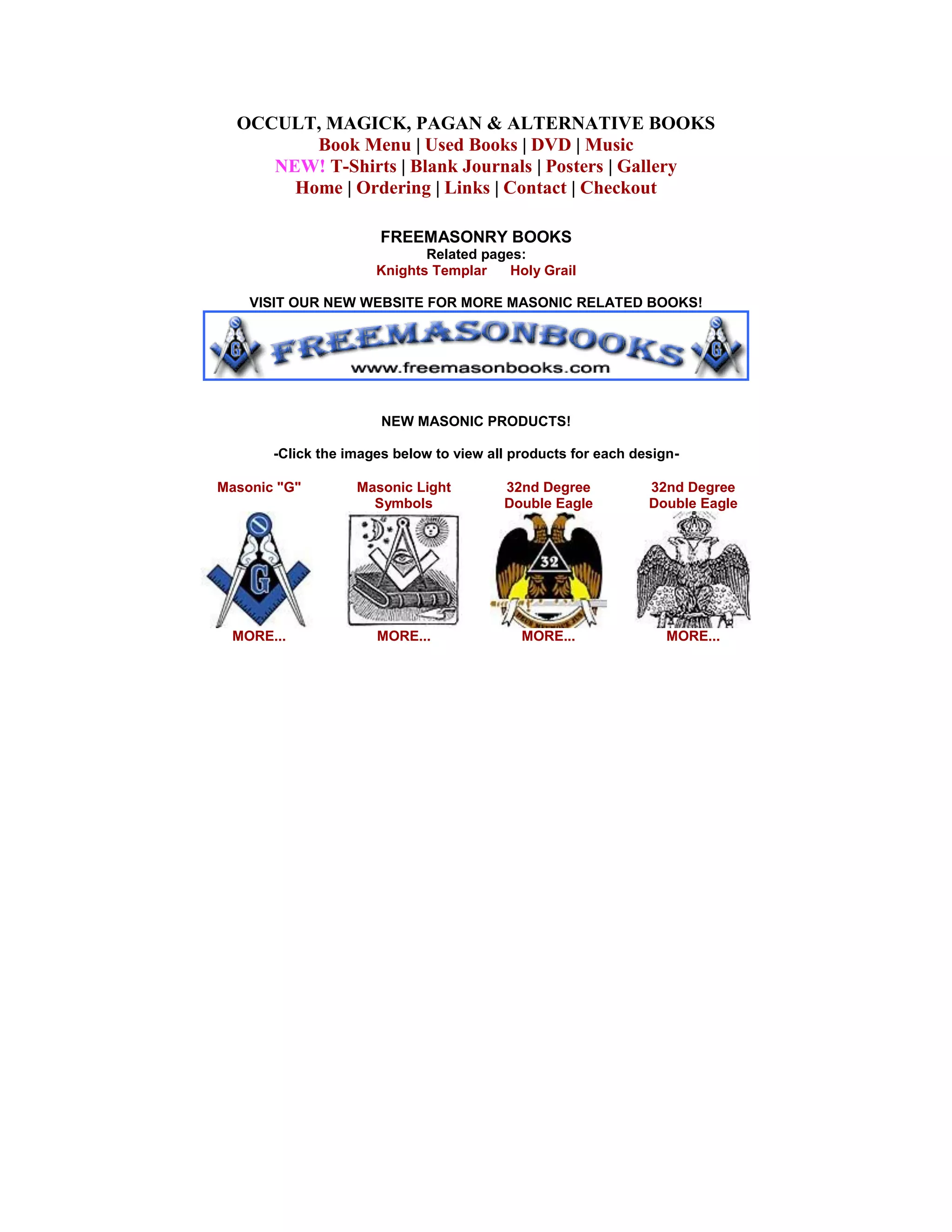 Freemasonry 252 masonic books | PDF