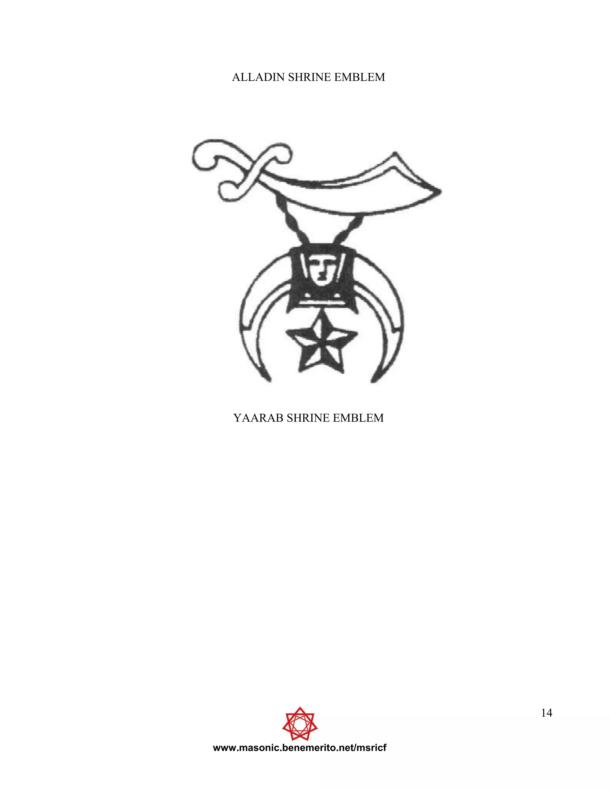 Freemasonry 256 the mystic symbolism of the shriners emblems | PDF