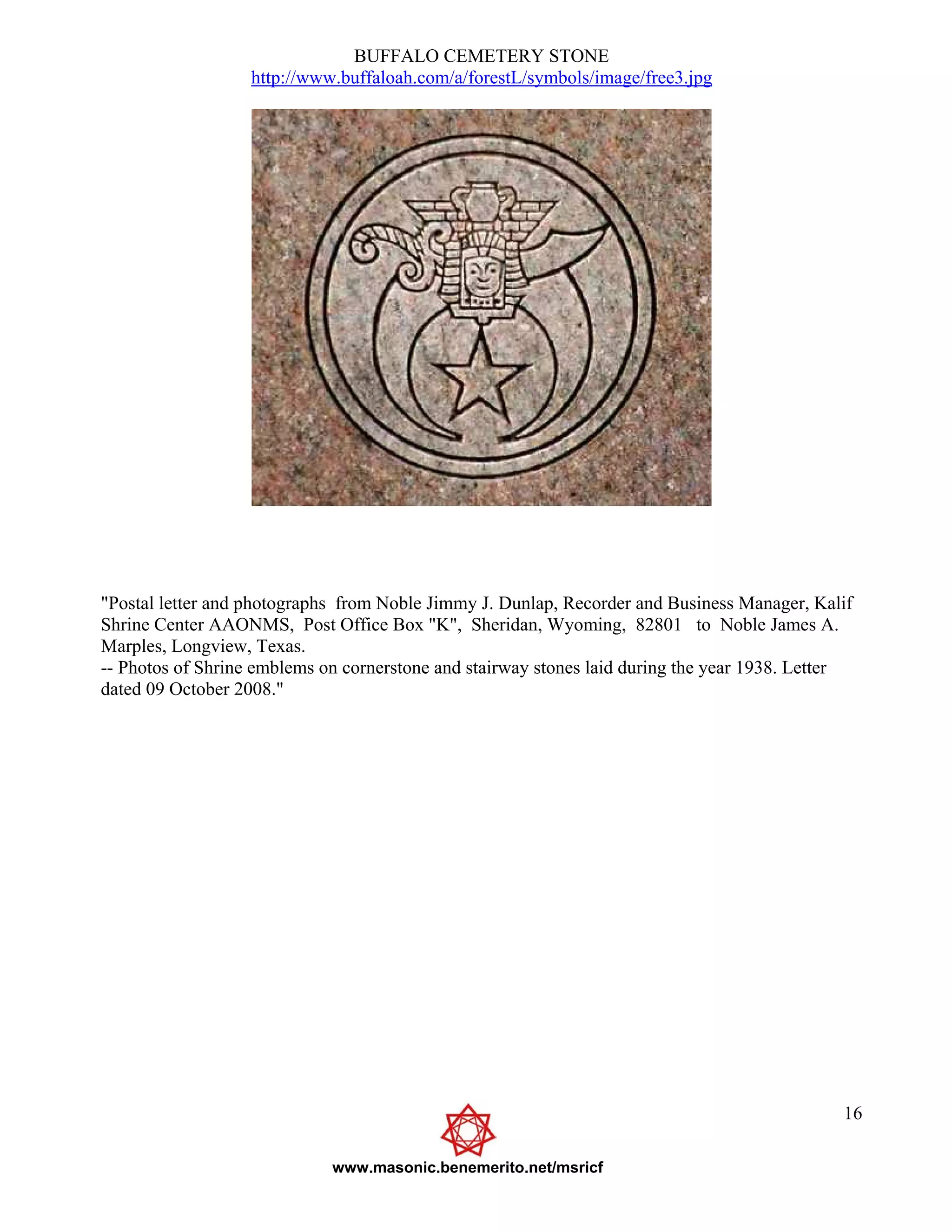 Freemasonry 256 the mystic symbolism of the shriners emblems | PDF