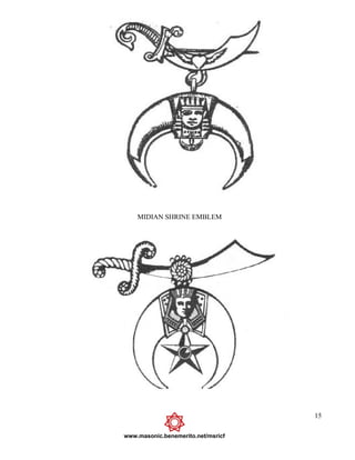 Freemasonry 256 the mystic symbolism of the shriners emblems | PDF