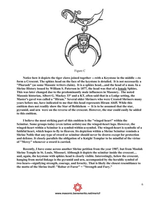 Freemasonry 256 the mystic symbolism of the shriners emblems | PDF